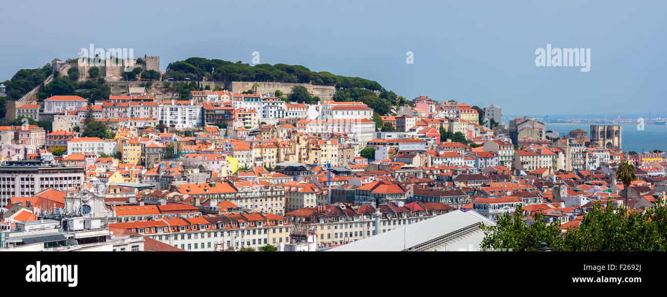 Lisbon aerial view hi-res stock photography and images - Alamy
