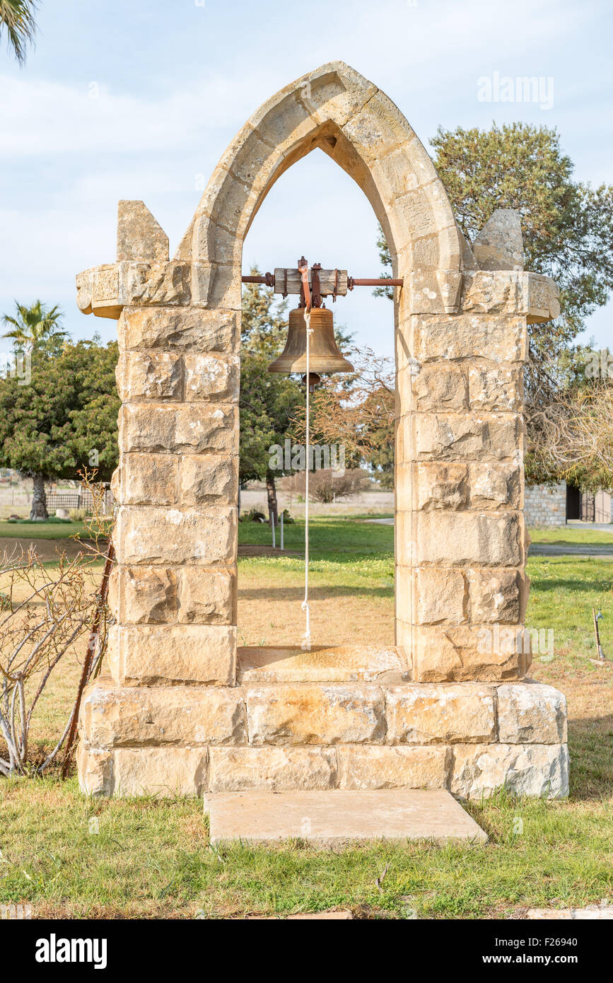 Belfry with bell at the historic Dutch Reformed Church in Niewoudtville ...