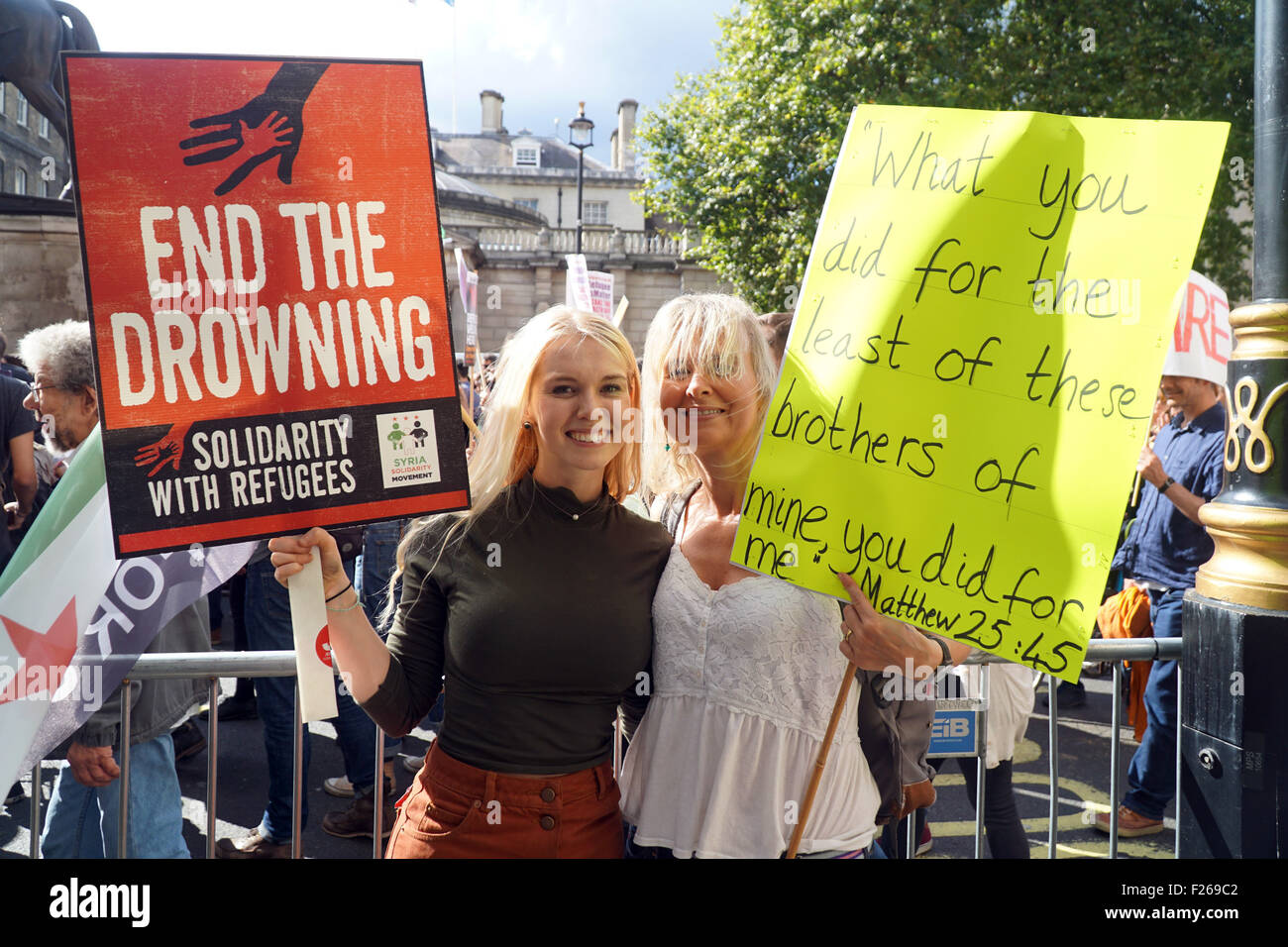 London, UK. 11th September, 2015. Ten of thousands young and old from all country assembly in ...