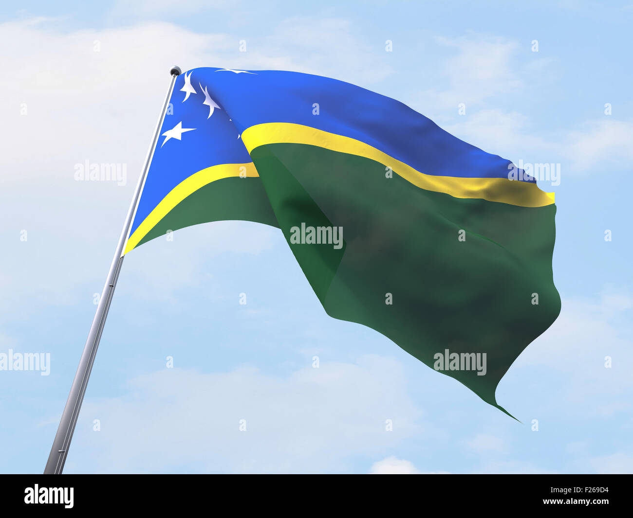 Flag of solomon island hi-res stock photography and images - Alamy