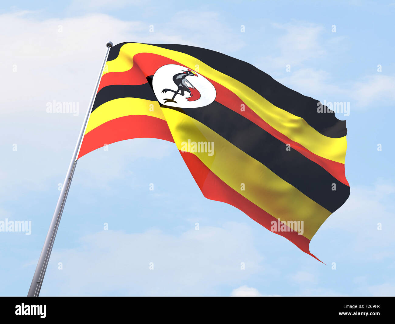 Uganda flag hi-res stock photography and images - Alamy