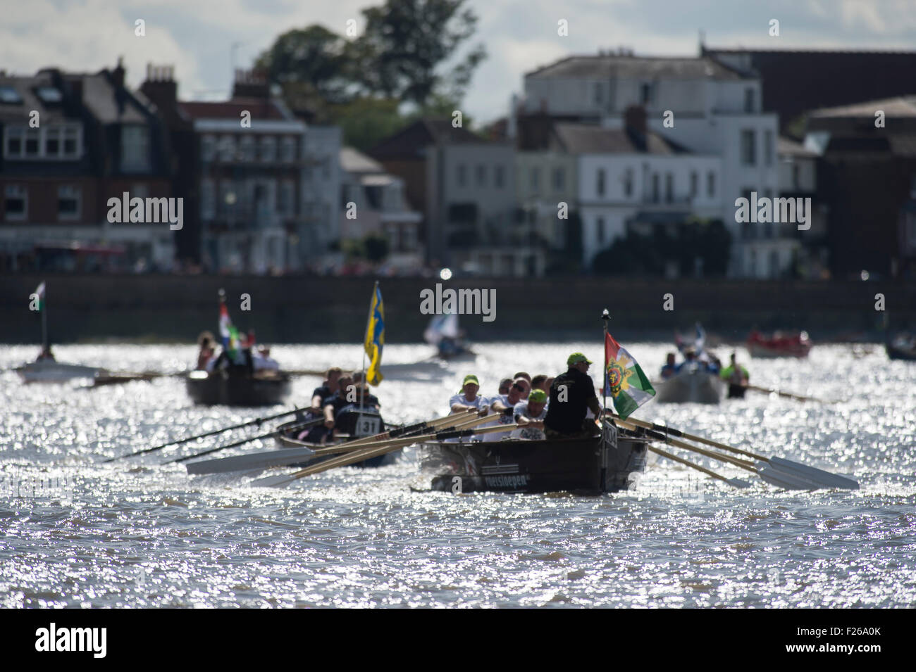 London, UK. 12th September, 2015. The Great River Race is London's ...