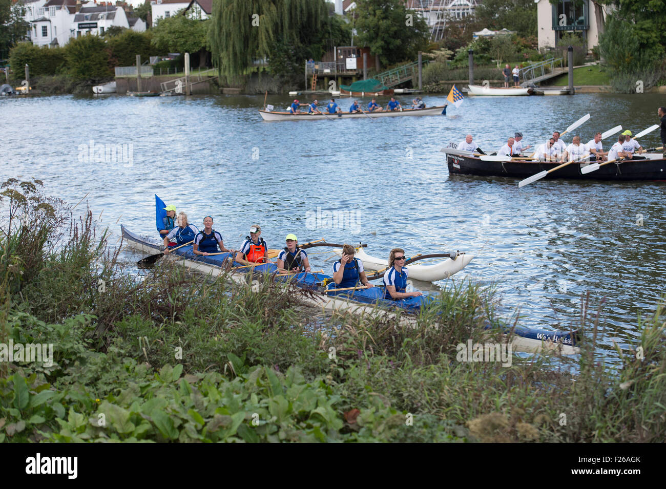 London, UK. 12th September, 2015. The Great River Race is London's ...