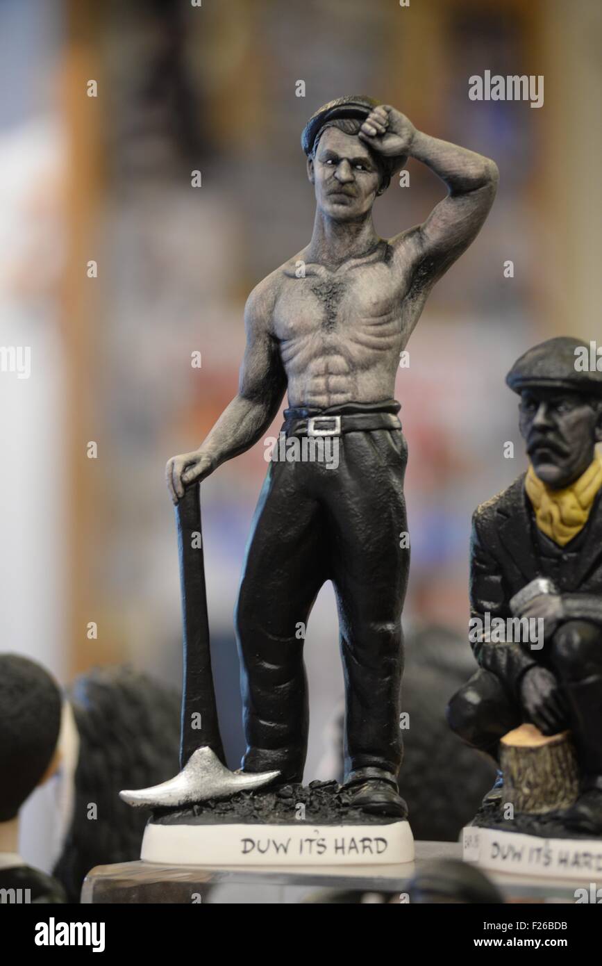 A traditional welsh miner Grogg from the Grogg Shop in Pontypridd Stock ...