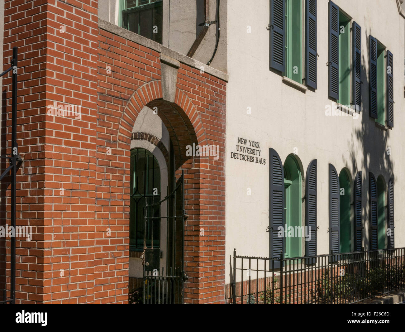 Washington Mews in Greenwich Village, NYC Stock Photo - Alamy