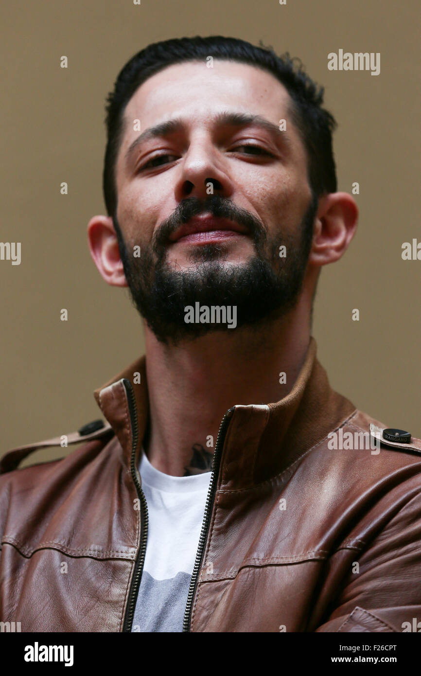 Turin, Italy. 12th Sep, 2015. The Italian rapper and songwriter ...