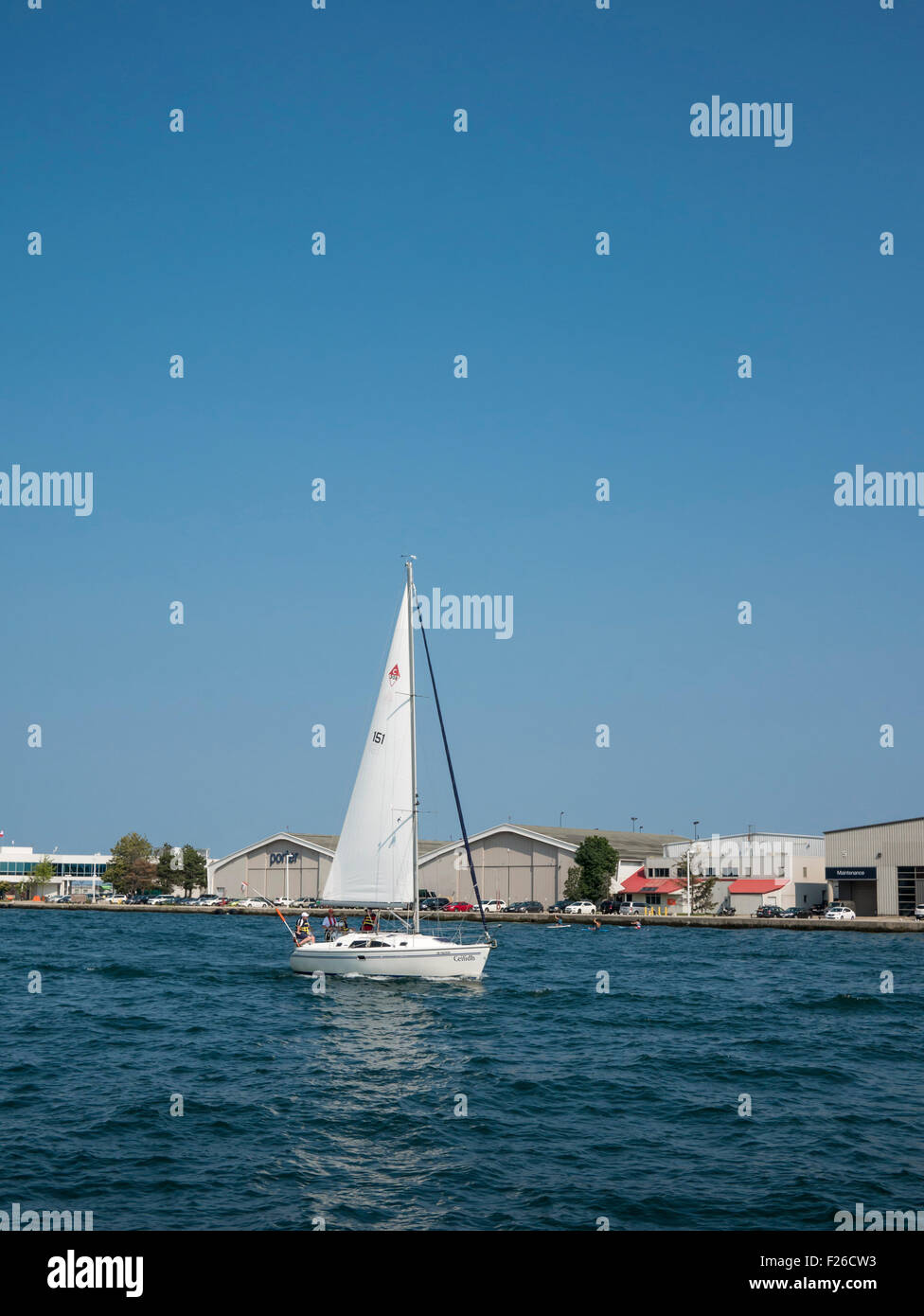 Skyline toronto sailboat skyscraper hi-res stock photography and images ...