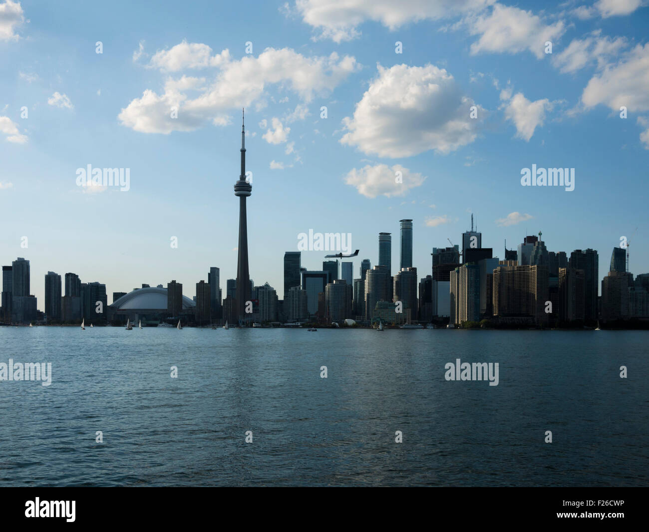 View of Toronto skyline from Lake Ontario Stock Photo - Alamy