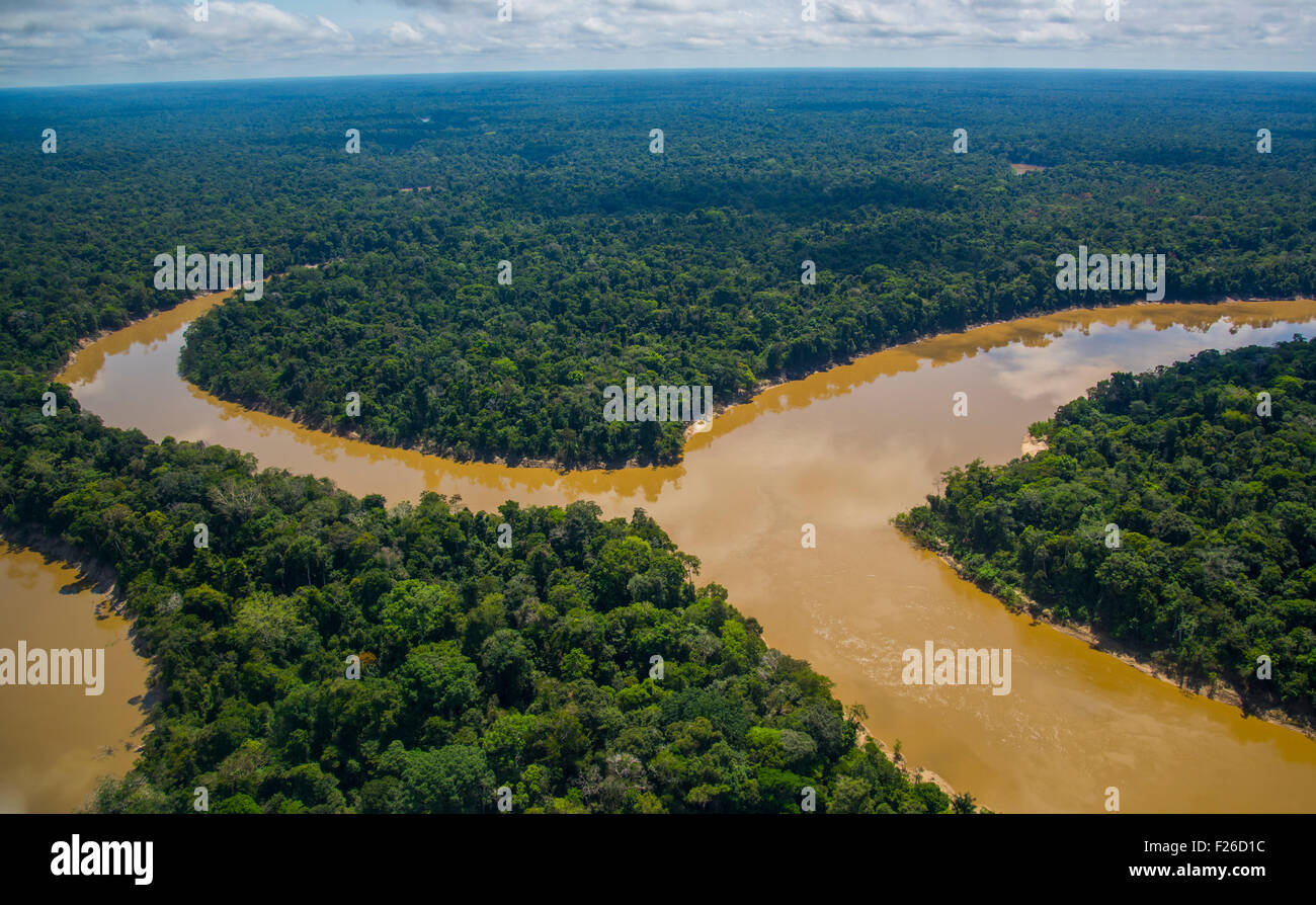 Amazon mouth river aerial hi-res stock photography and images - Alamy