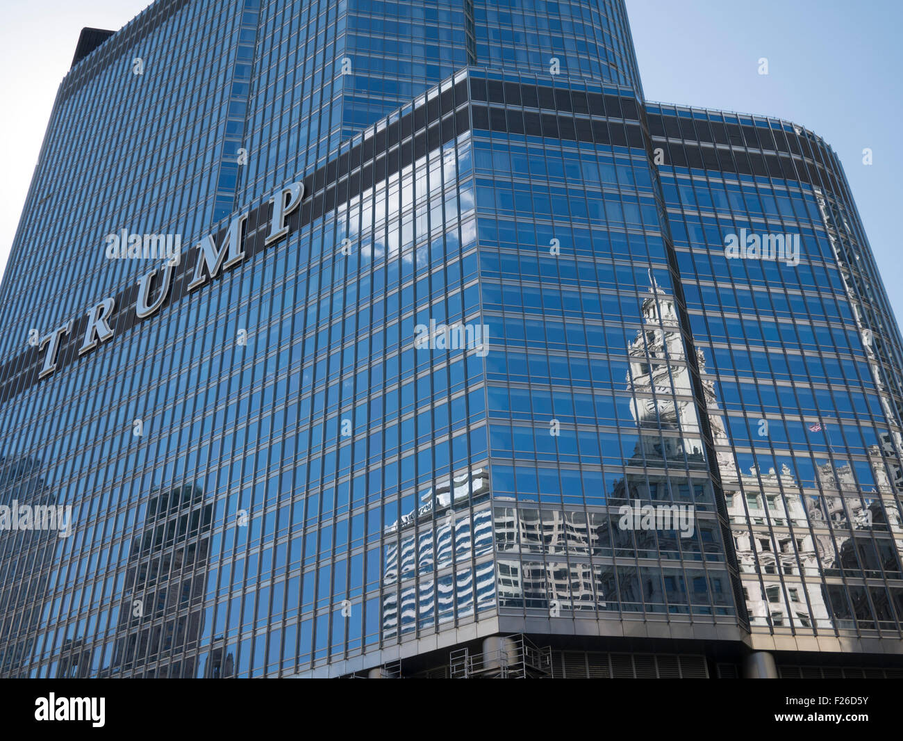 Chicago Skyline: Trump Tower Stock Photo - Alamy