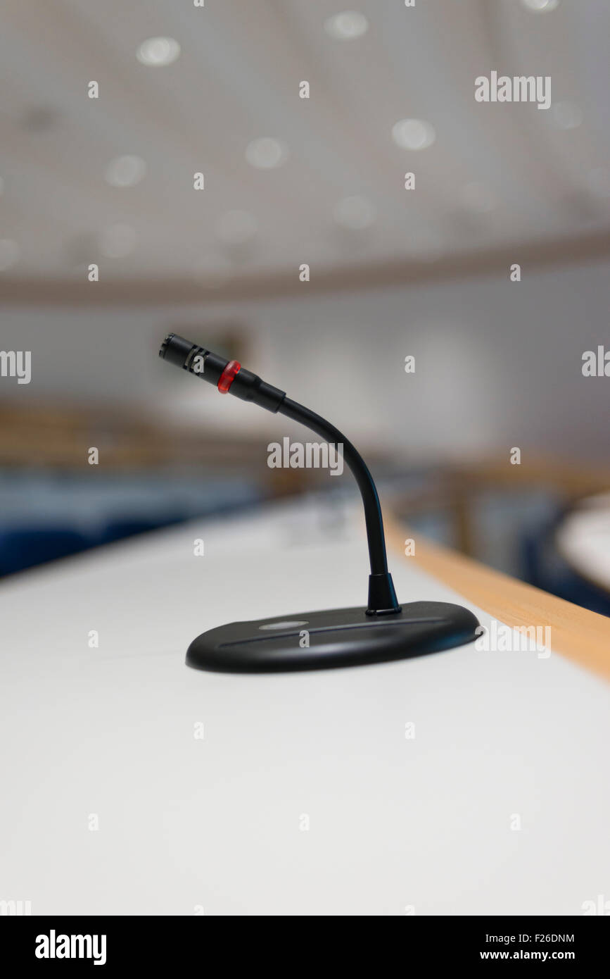 Microphone in architecture hi-res stock photography and images - Alamy