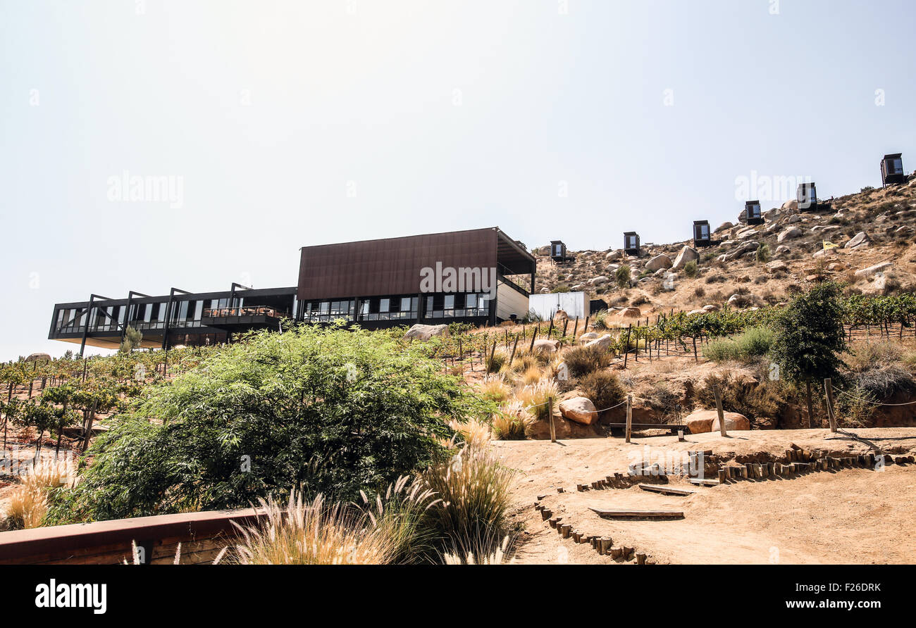 Views of Mexico's Valle De Guadalupe on the Ruta del Vino. Hotel ...