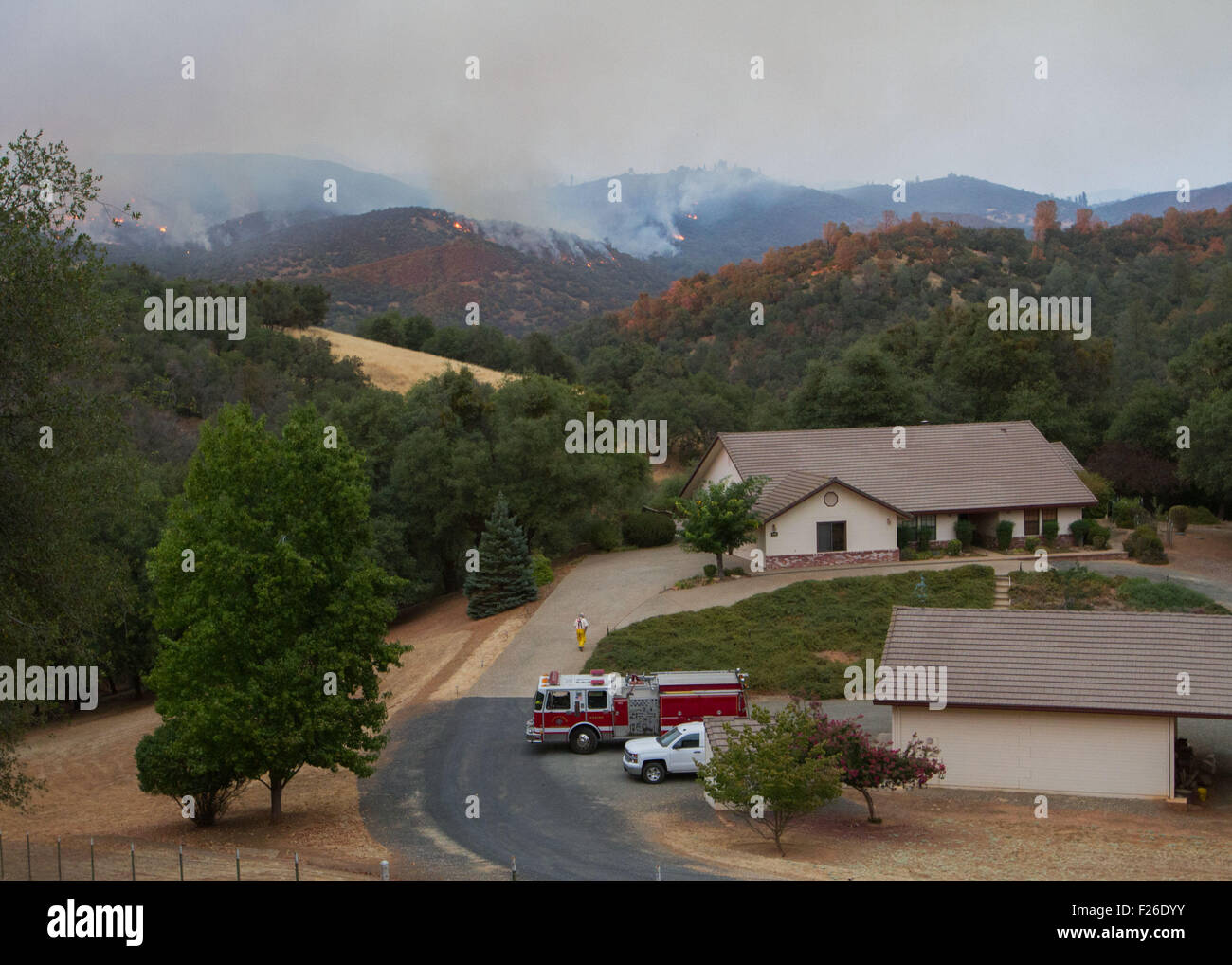 San Andreas, CA, USA. 12th Sep, 2015. The Butte Fire in Amador and ...