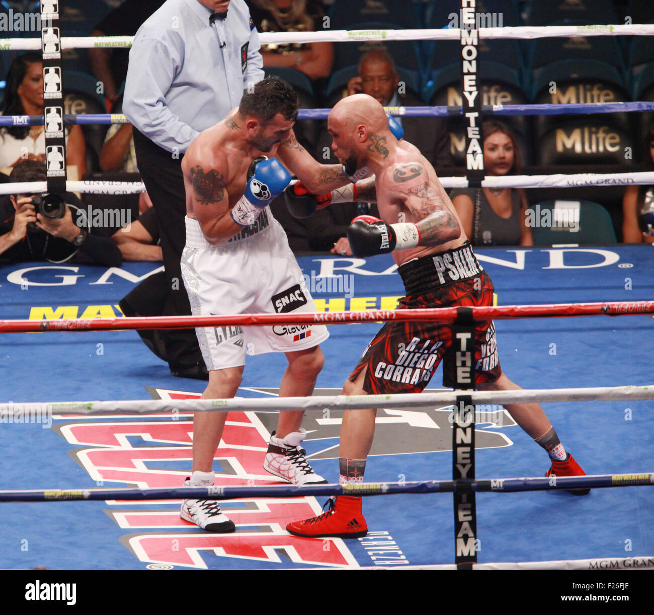 Las Vegas, Nevada, USA of. 12th Sep, 2015. Boxer Vanes Martirosyan ...