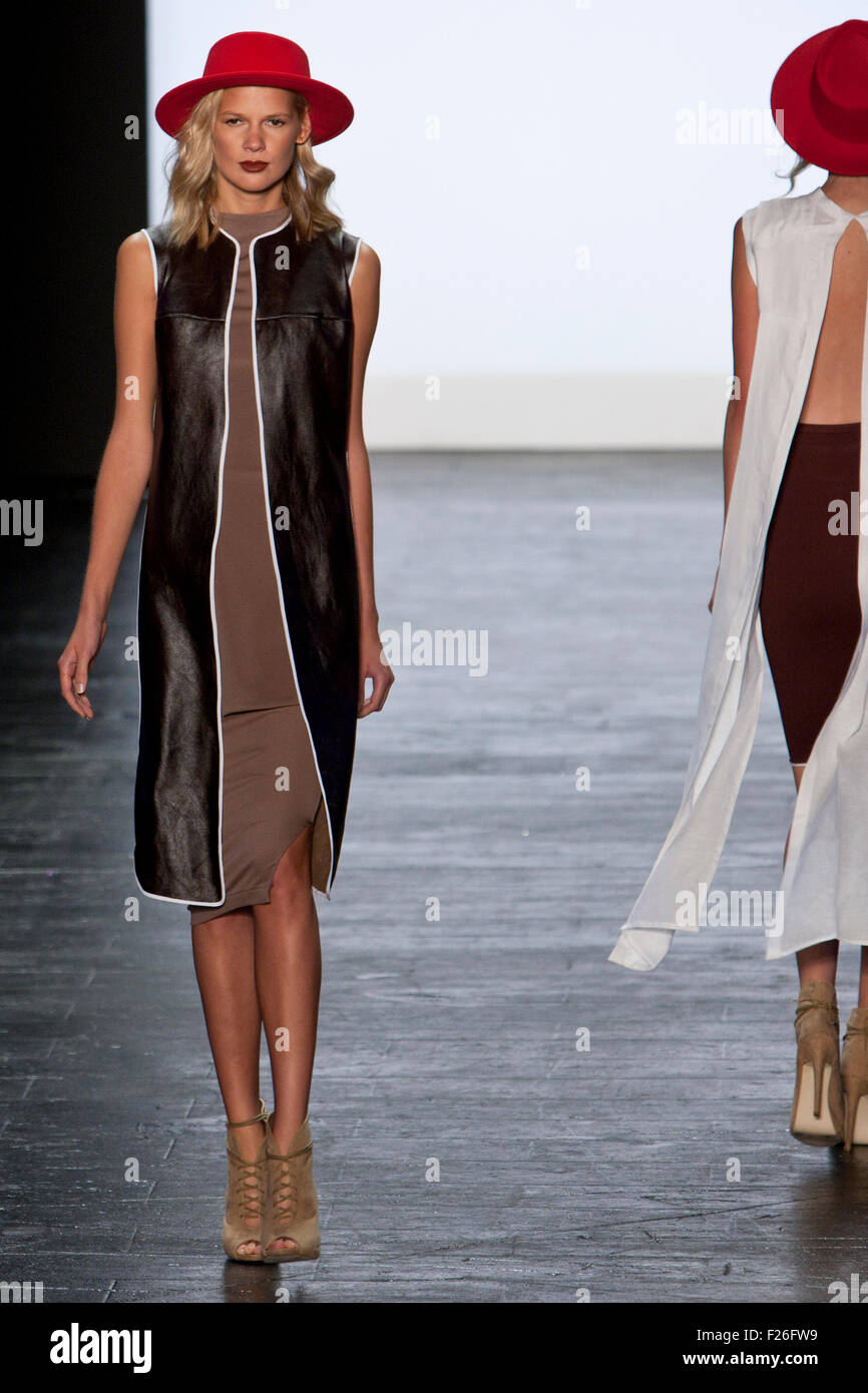 New York, USA. 11th September, 2015. Merline Labissiere Project Runway ...