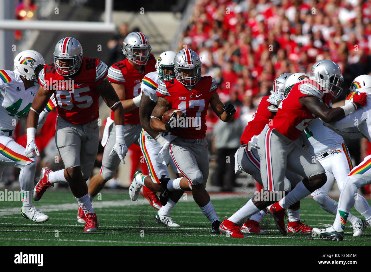 September 12th, 2015: Jalin Marshall #17 during the Hawaii Rainbow ...