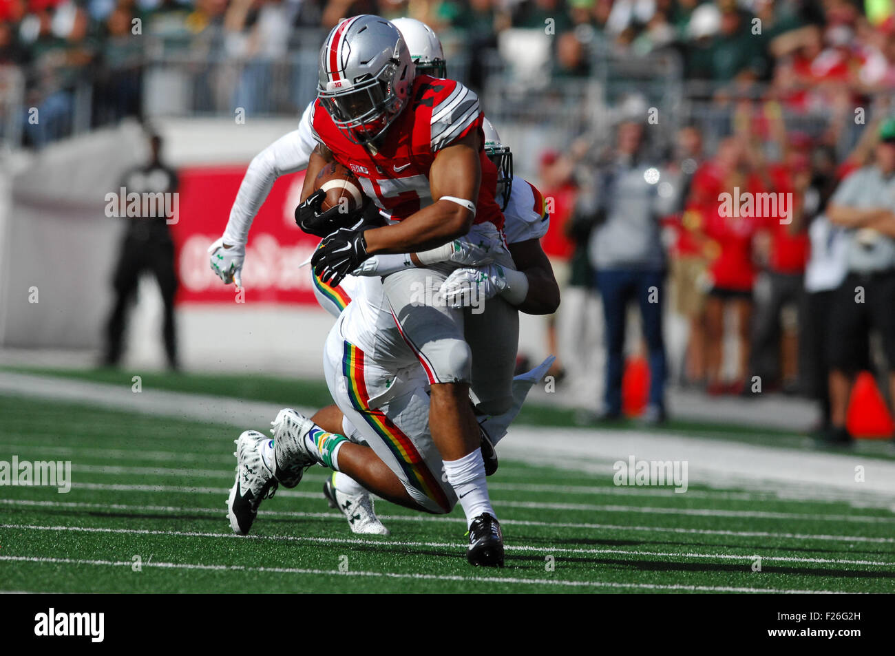 September 12th, 2015: Jalin Marshall #17 during the Hawaii Rainbow ...
