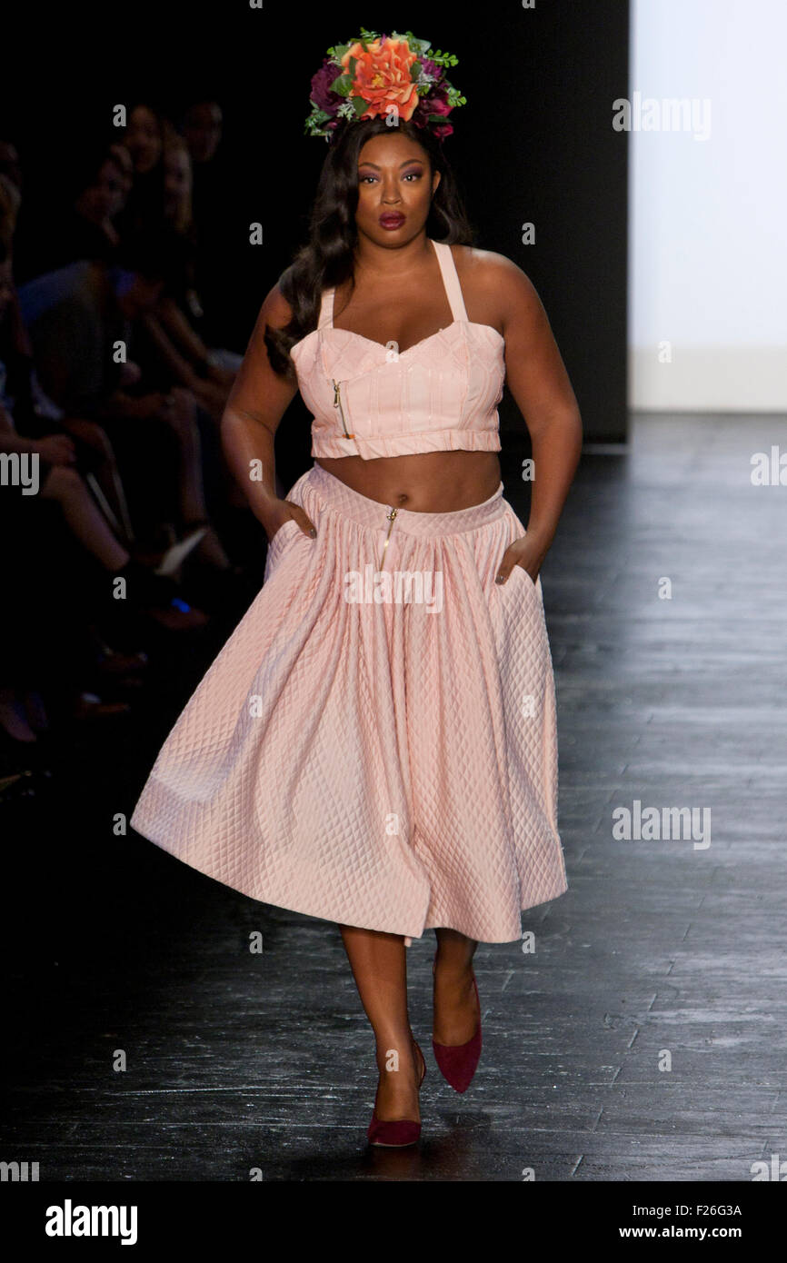 New York, USA. 11th September, 2015. Ashley Nell Tipton Project Runway ...