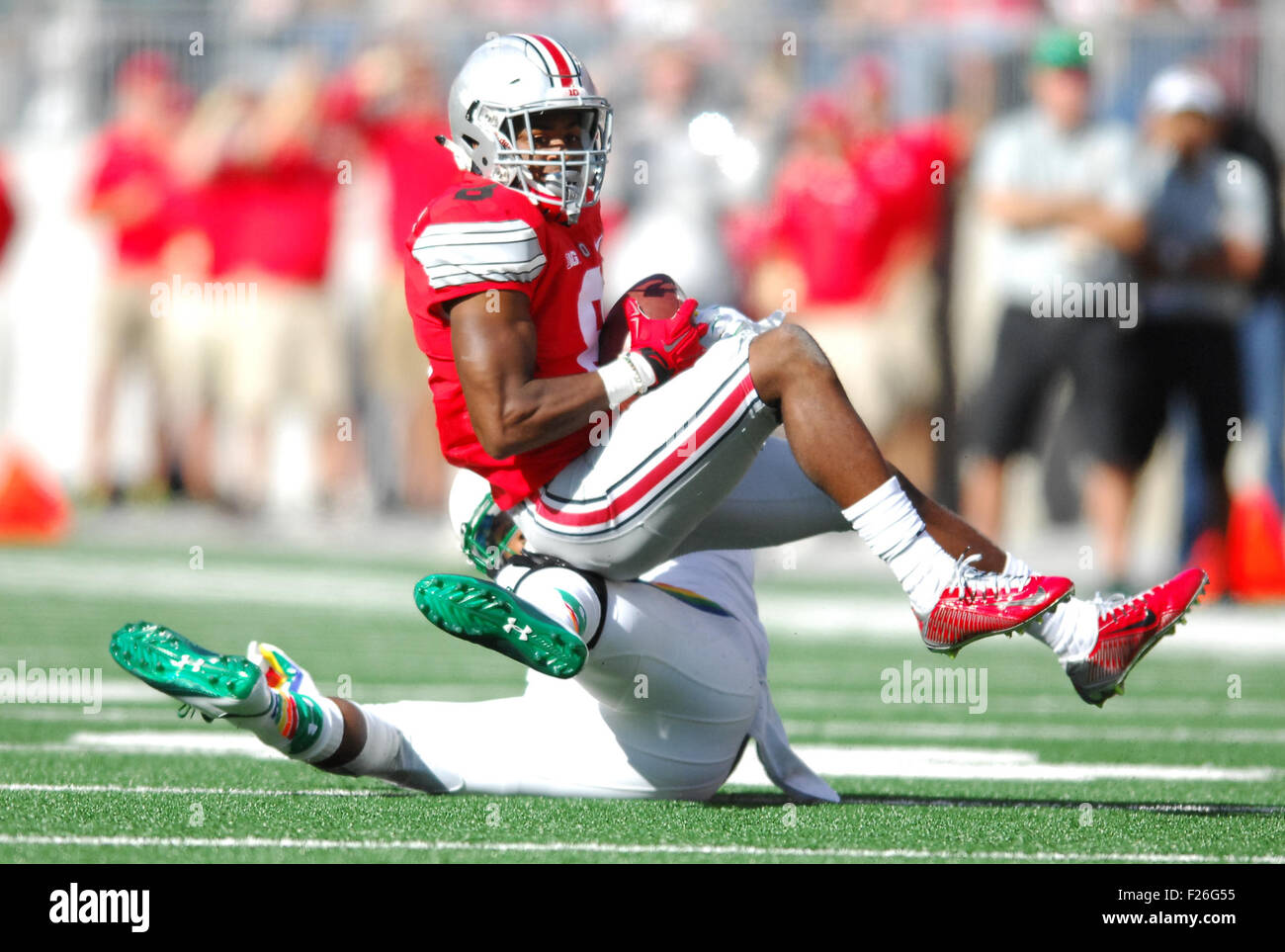 September 12th, 2015: Gareon Conley #8 snags himself a interception ...