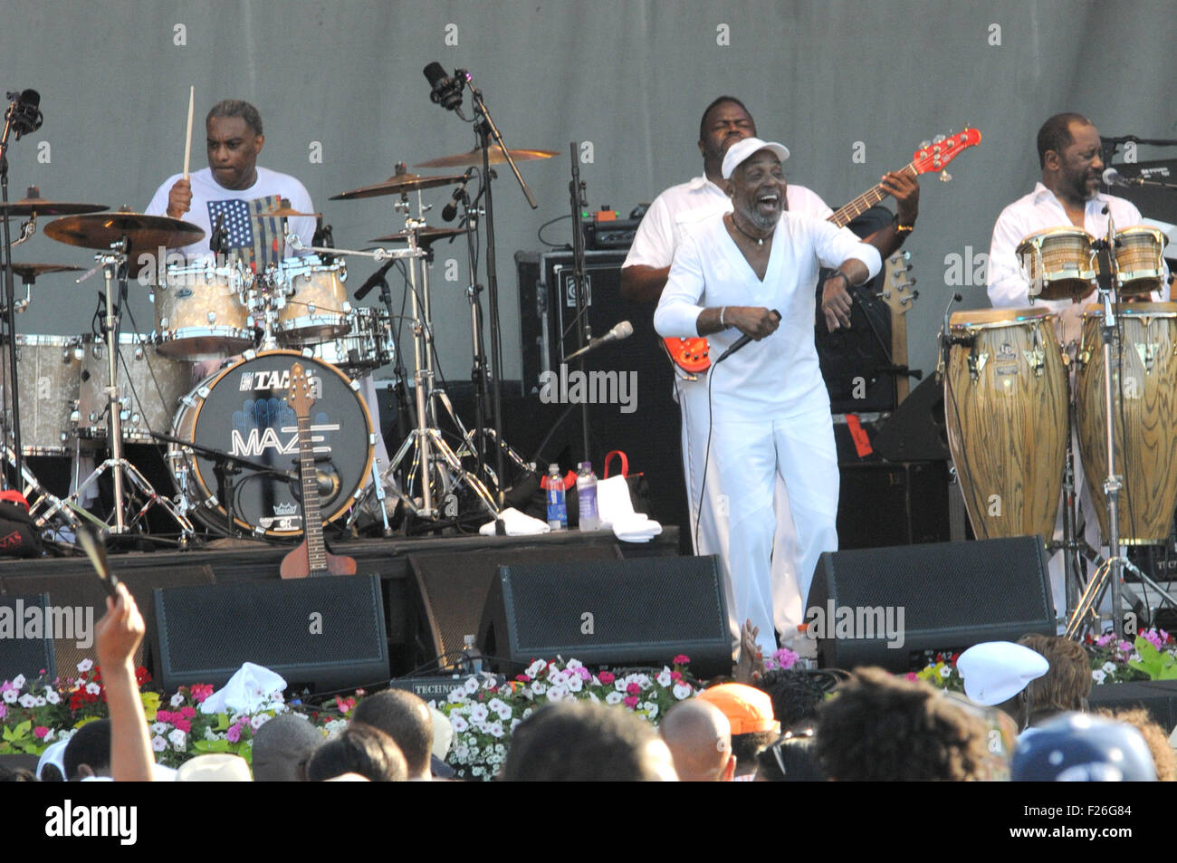 Maze featuring Frankie Beverly performs at Taste of Chicago 2015 at the ...
