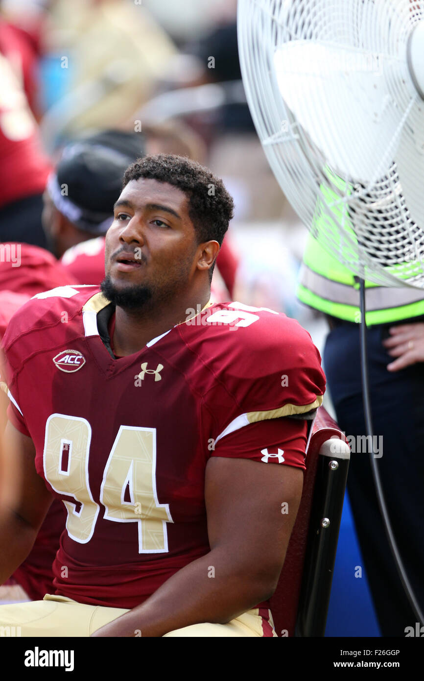 September 12, 2015; Chestnut Hill, MA, USA; Boston College Eagles ...