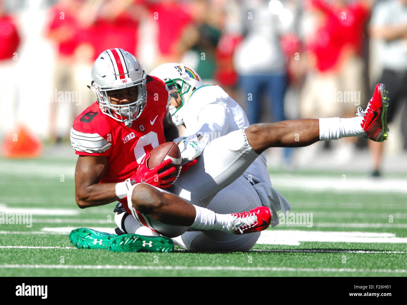 September 12th, 2015: Gareon Conley #8 snags himself a interception ...