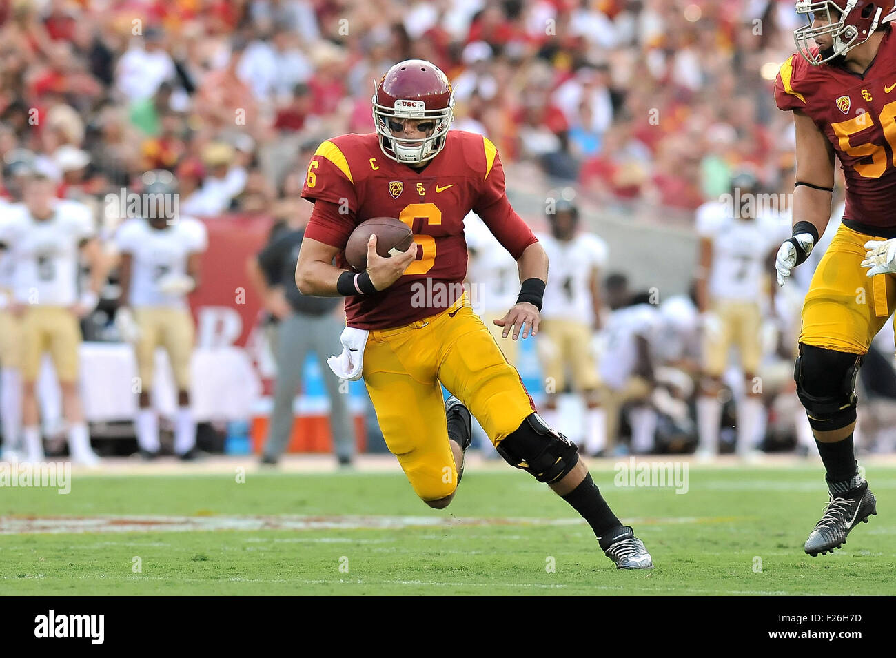 Los Angeles, CA, USA. 12th Sep, 2015. USC Trojans quarterback Cody ...