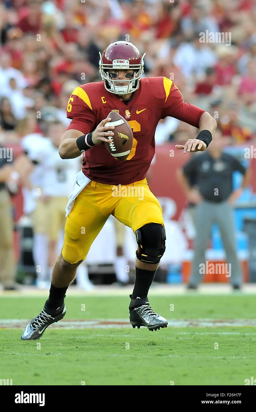 Los Angeles, CA, USA. 12th Sep, 2015. USC Trojans quarterback Cody ...
