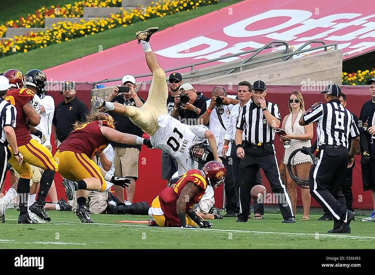 Los Angeles, CA, USA. 12th Sep, 2015. Idaho Vandals quarterback Matt ...