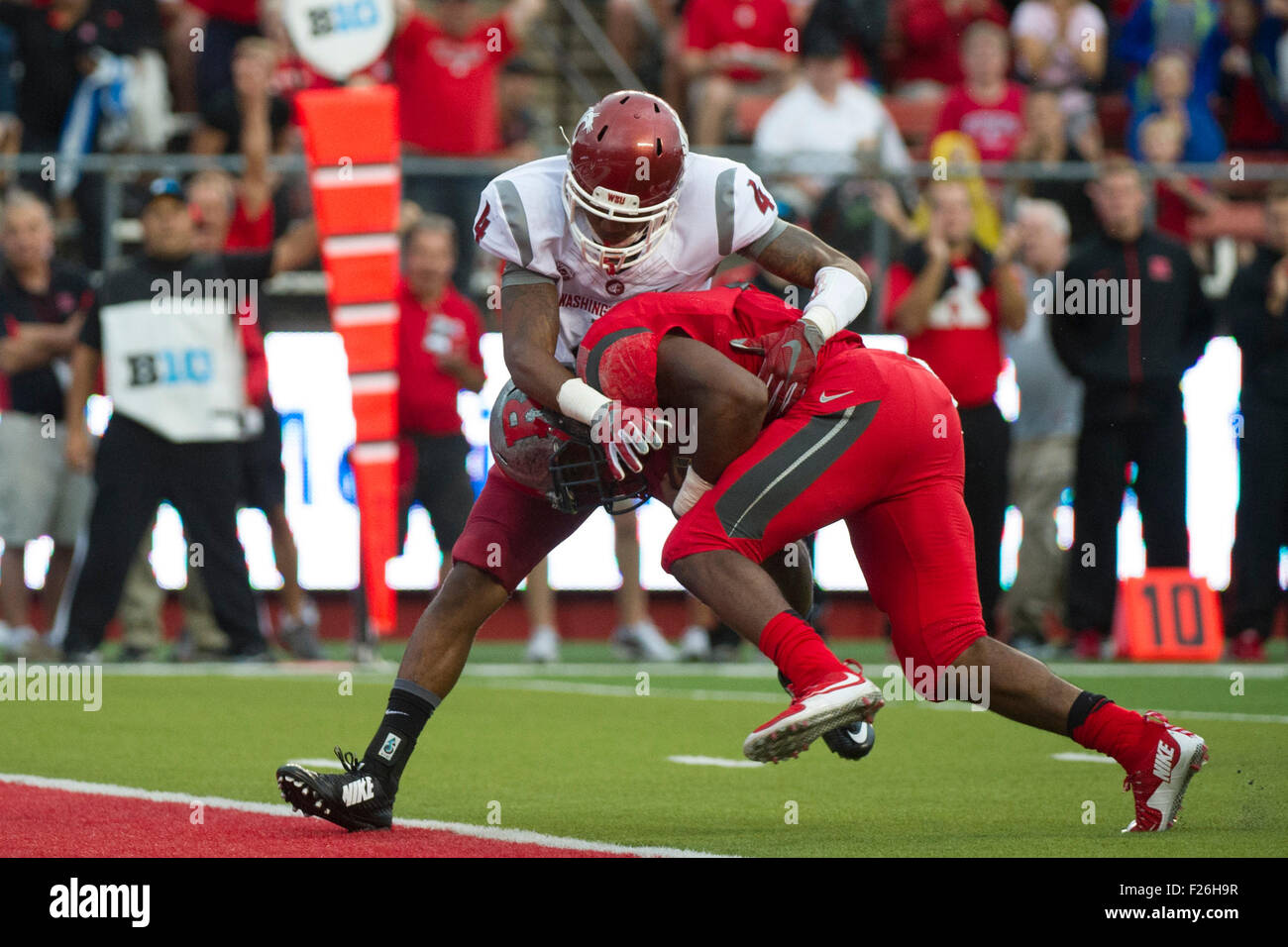September 12, 2015: Rutgers Scarlet Knights running back Robert Martin ...