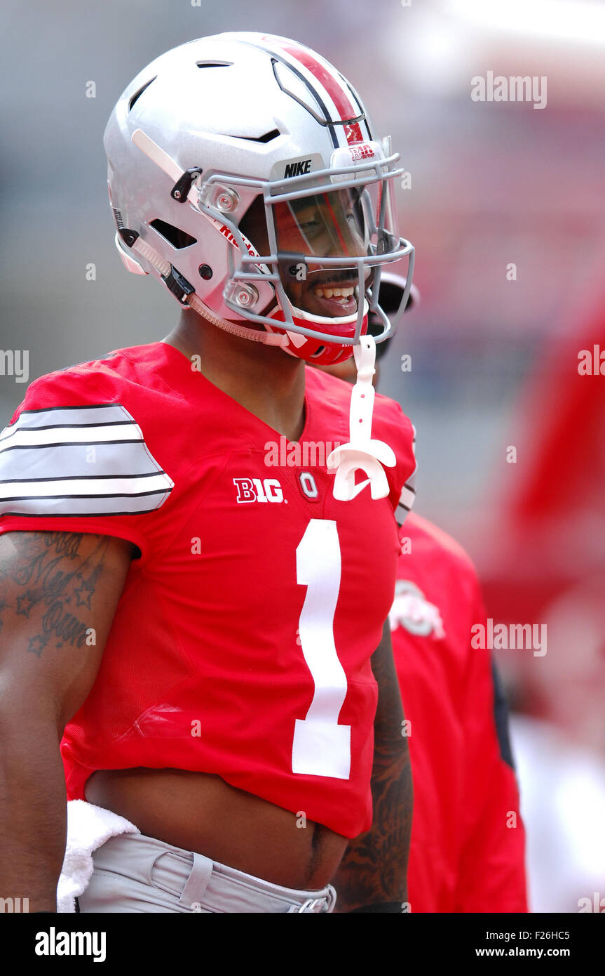 September 12th, 2015: Braxton Miller #1 during the Hawaii Rainbow ...