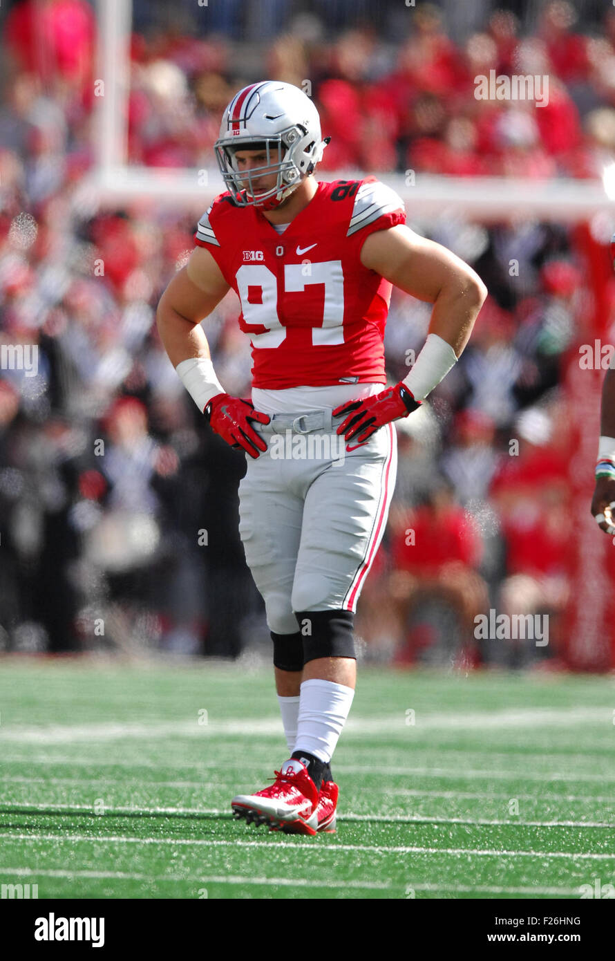 September 12th, 2015: Joey Bosa #97 during the Hawaii Rainbow Warriors ...