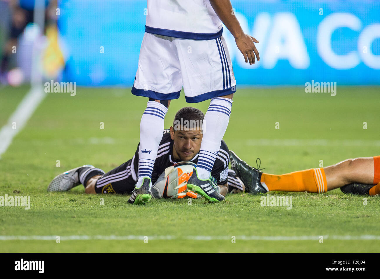 Houston, Texas, USA. 12th Sep, 2015. Real Salt Lake goalkeeper Nick ...