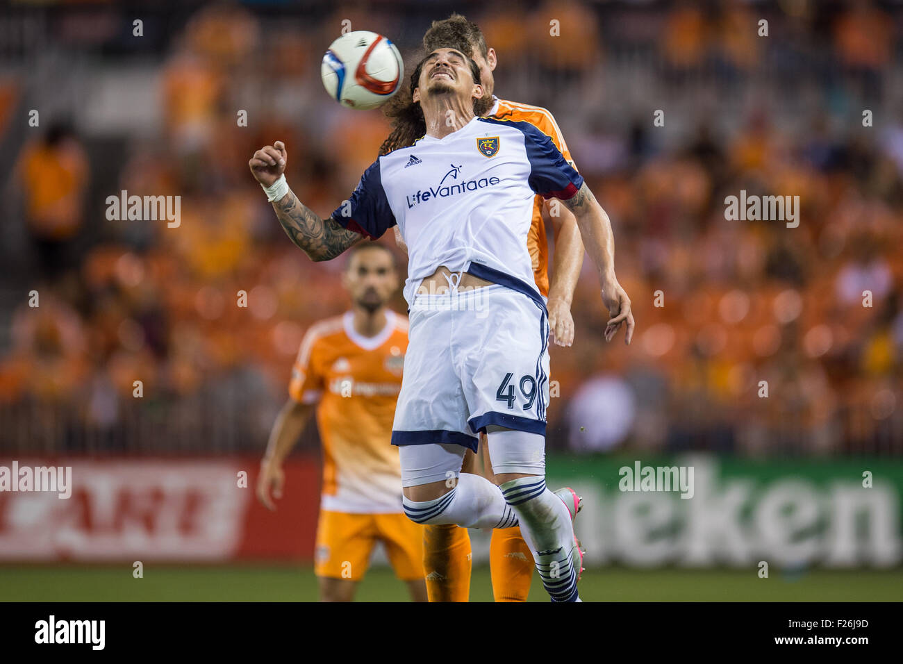 Houston, Texas, USA. 12th Sep, 2015. Real Salt Lake forward Devon ...