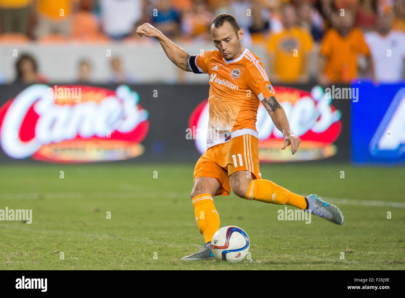 Houston, Texas, USA. 12th Sep, 2015. Houston Dynamo midfielder Brad ...