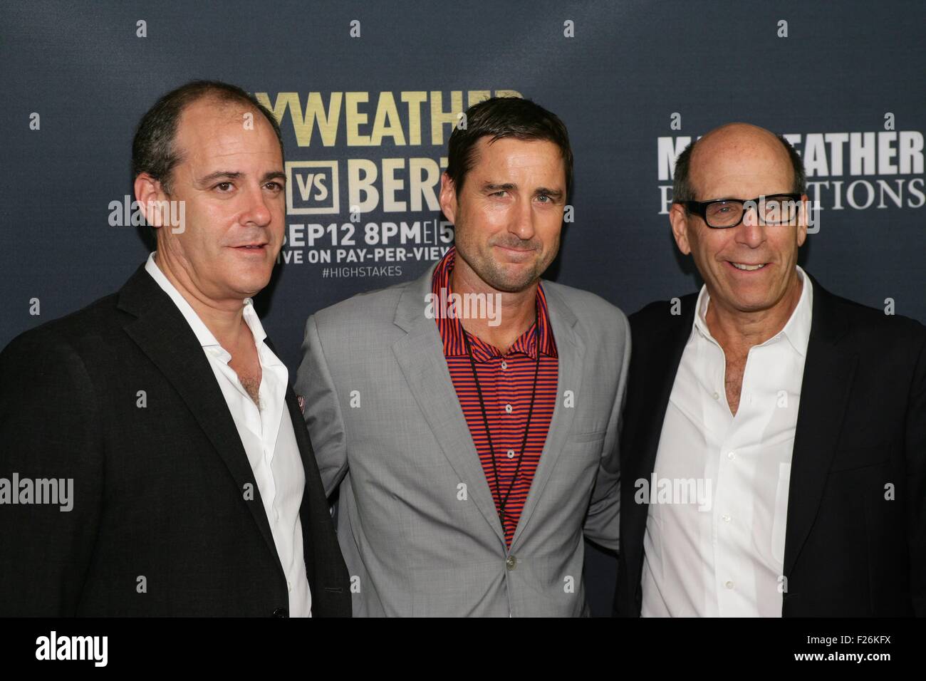 Las Vegas, NV, USA. 12th Sep, 2015. David Blank, Luke Wilson, Matthew ...