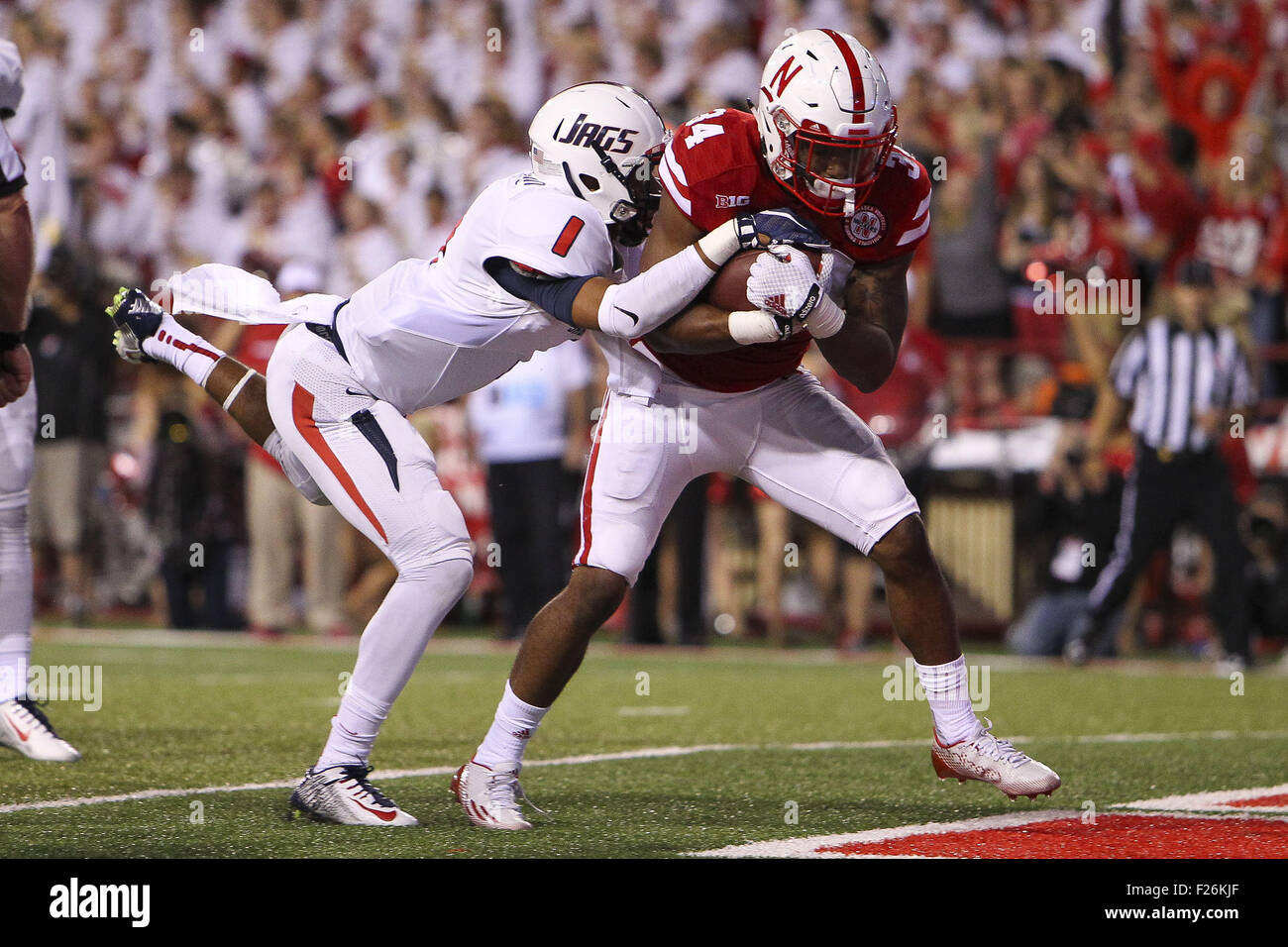 Lincoln, Nebraska, USA. 12th Sep, 2015. Nebraska Cornhuskers running ...