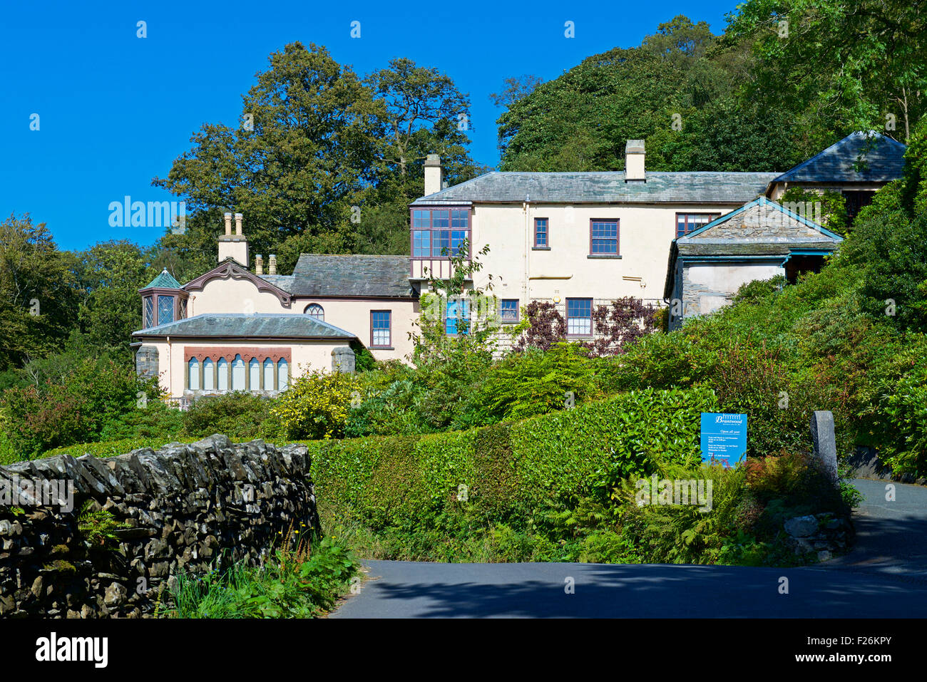 John ruskin home, lake district hi-res stock photography and images - Alamy