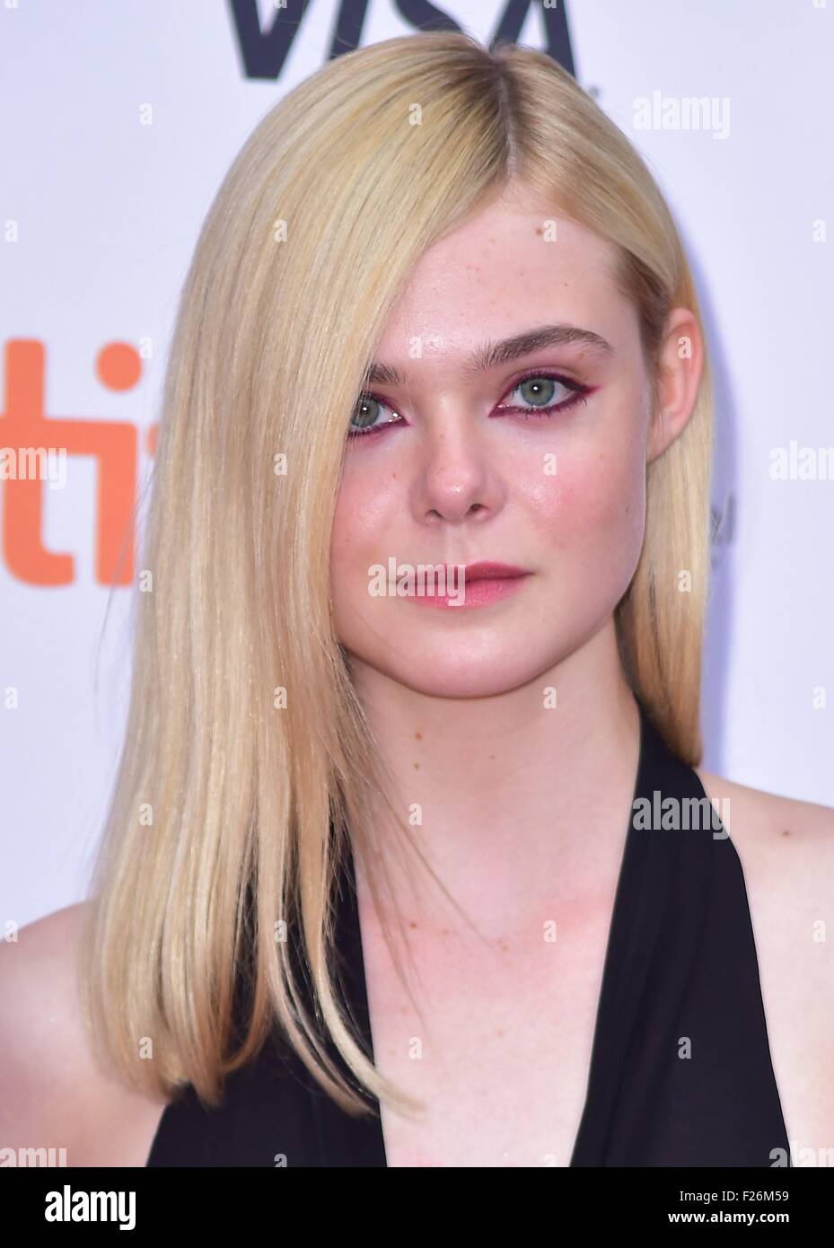 Toronto, ON. 12th Sep, 2015. Elle Fanning at arrivals for ABOUT RAY ...
