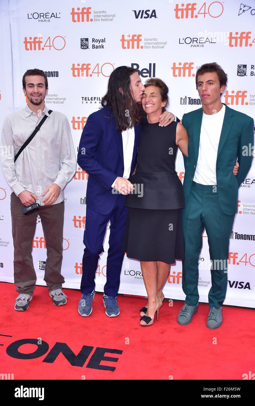 Toronto, ON. 12th Sep, 2015. Gaby Dellal, Family at arrivals for ABOUT ...
