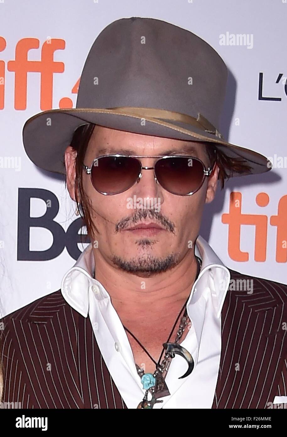 Toronto, ON. 12th Sep, 2015. Johnny Depp at arrivals for THE DANISH ...