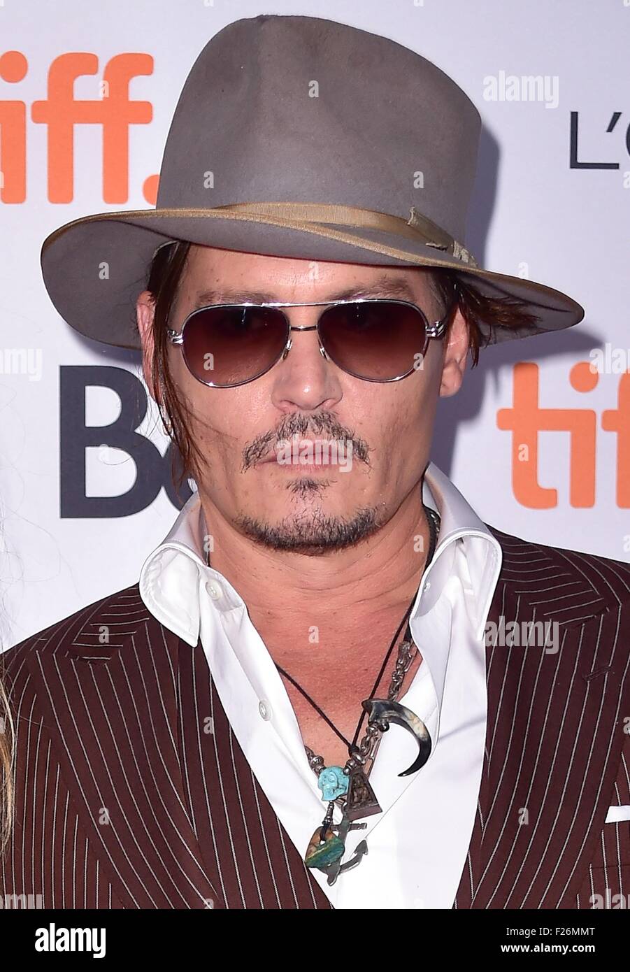 Toronto, ON. 12th Sep, 2015. Johnny Depp at arrivals for THE DANISH ...