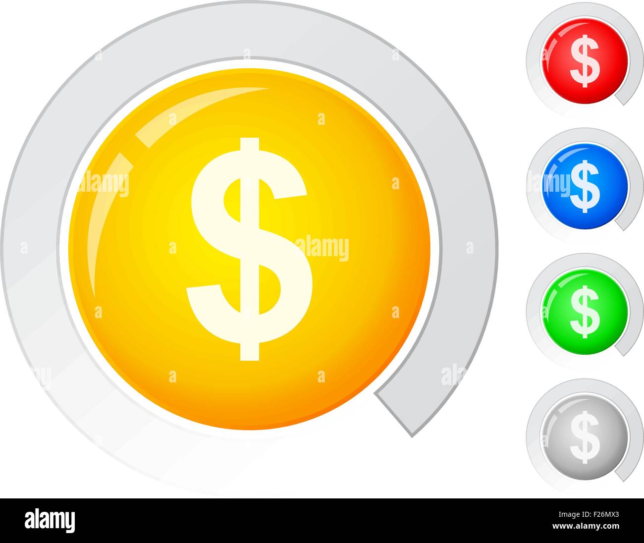 Dolar vector vectors hi-res stock photography and images - Alamy