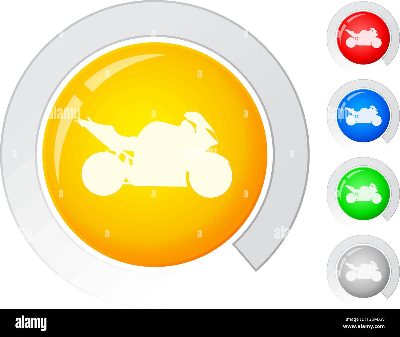 Motorcycle vectors hi-res stock photography and images - Alamy