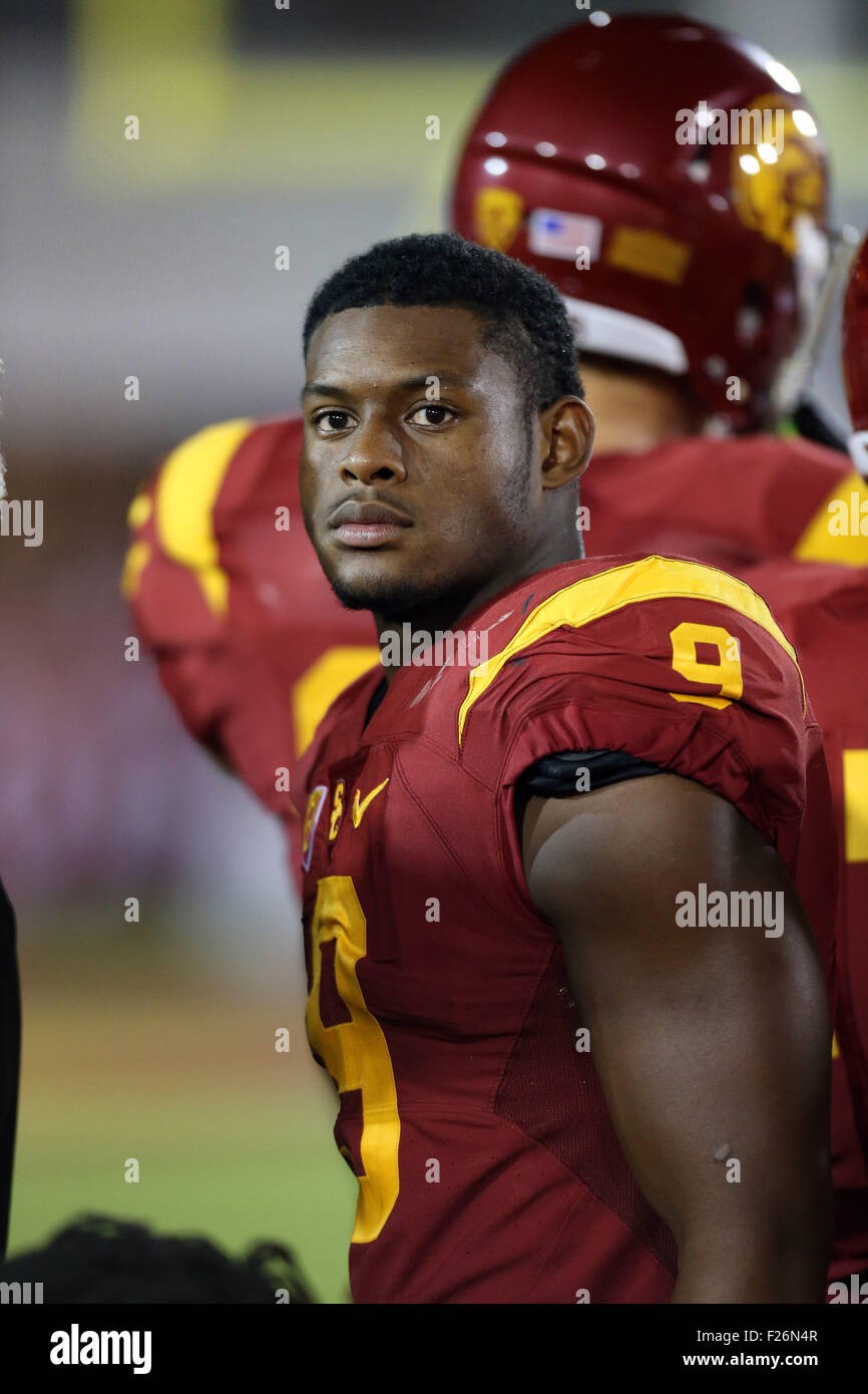 September 12, 2015 USC Trojans wide receiver JuJu Smith-Schuster #9 in ...