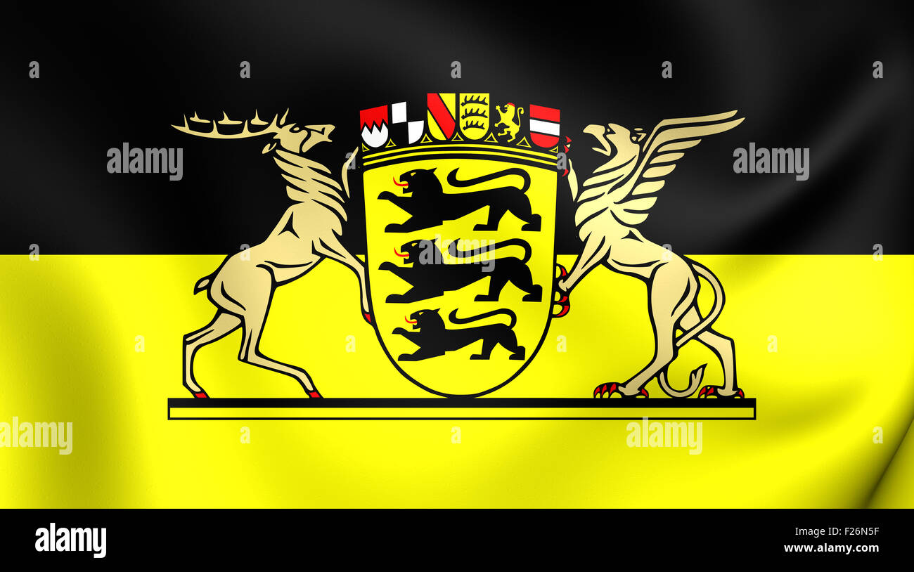Flag baden wurttemberg coat arms hi-res stock photography and images ...