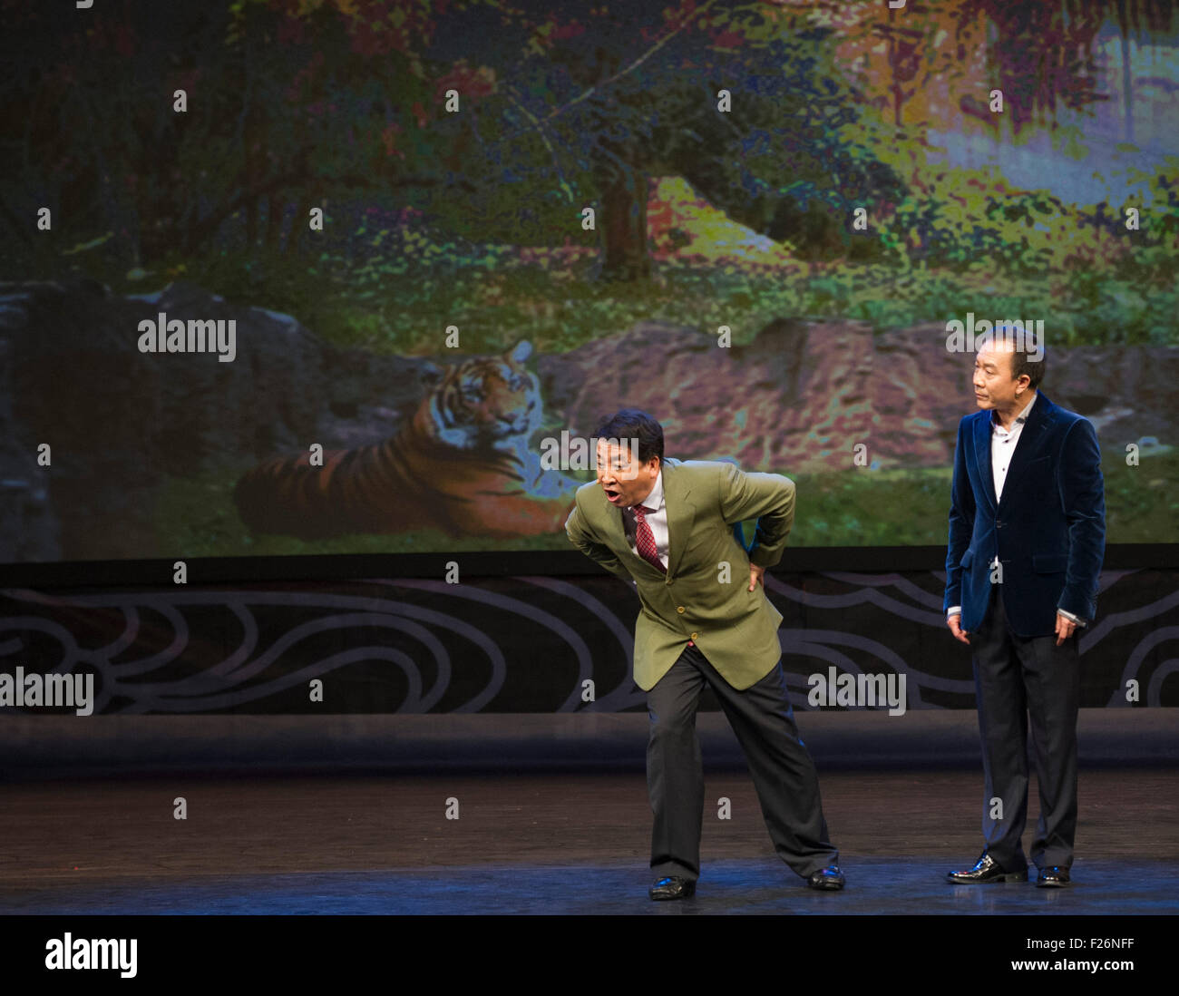 Los Angeles, USA. 12th Sep, 2015. Chinese famous comic dialogue actor ...