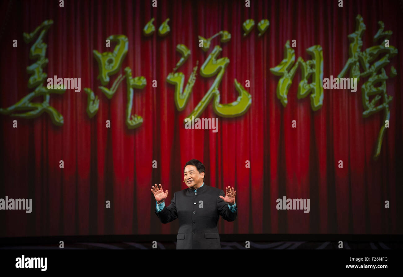 Los Angeles, USA. 12th Sep, 2015. Chinese famous comic dialogue actor ...