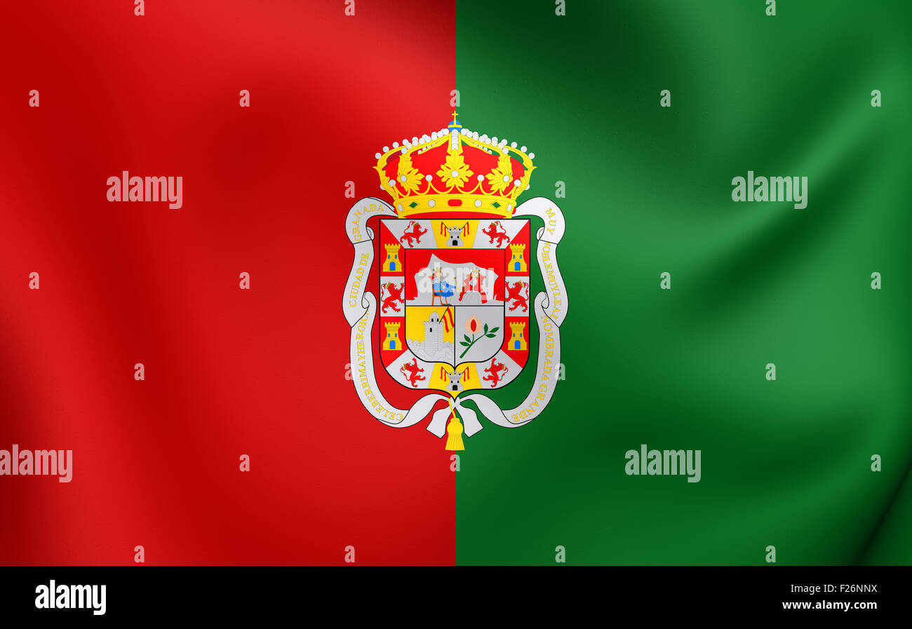 Granada flag hi-res stock photography and images - Alamy
