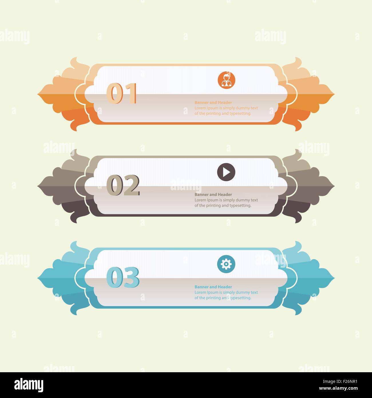 Banner Thai Pattern, Vector illustration Stock Vector Image & Art - Alamy